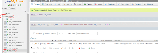 How to Reset Wordpress Admin Passwords Using Phpmyadmin ? - Yoho Blog